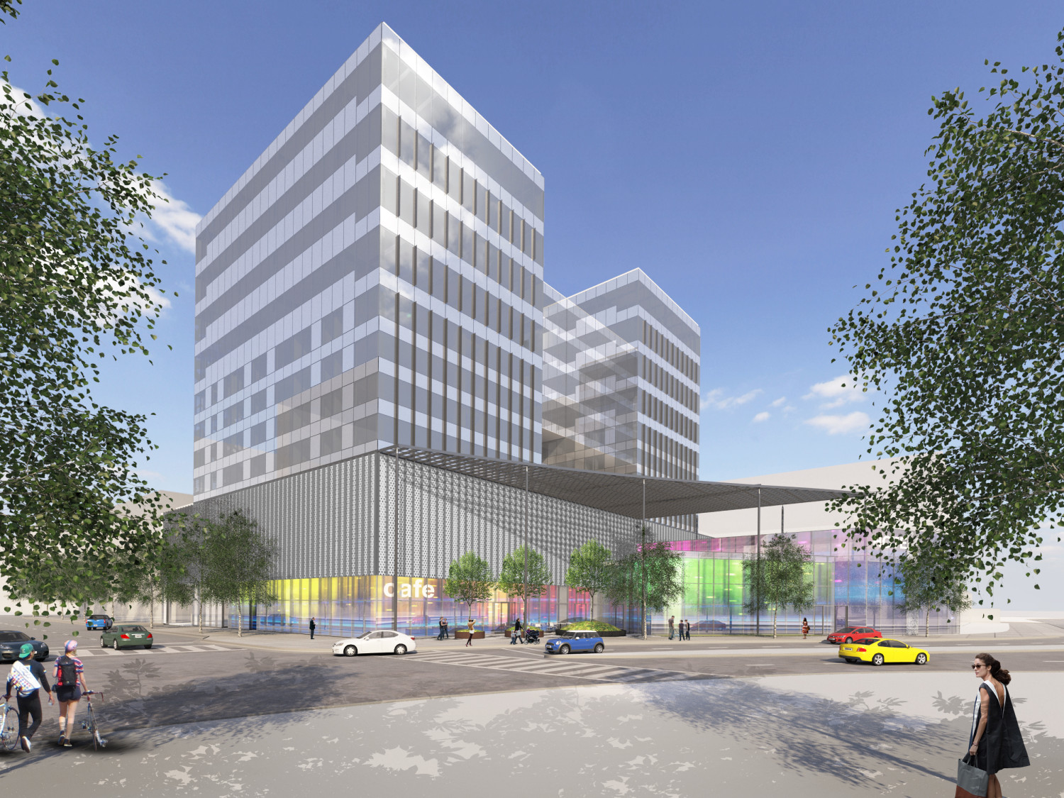 Union Tower West breaks ground - Portman